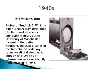 History of storage devices | PPTX