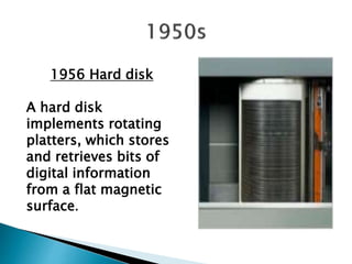 History of storage devices | PPTX