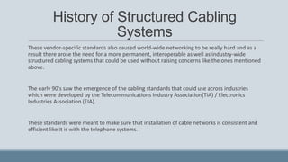 History of structured cabling systems | PPTX