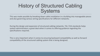 History of structured cabling systems | PPTX