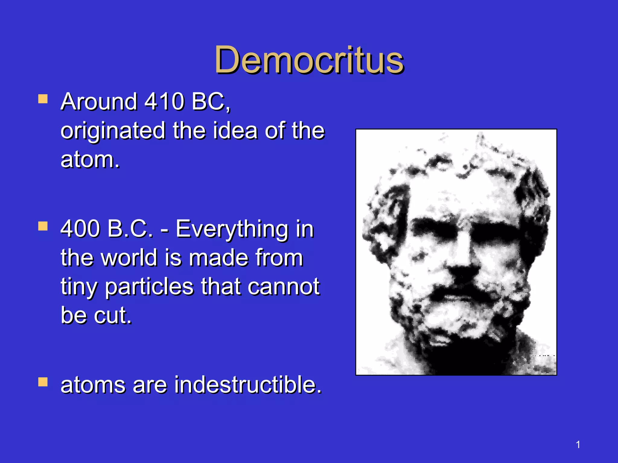 History of structure of the atom | PPT