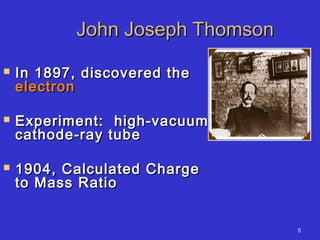History of structure of the atom | PPT