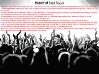 History of Rock Music | PPT