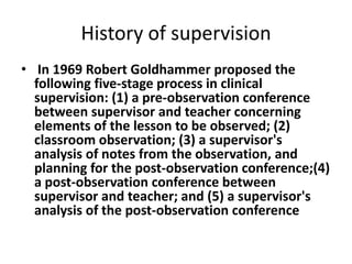 History of supervision | PPTX