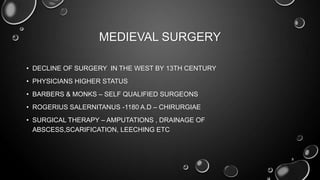 History of surgery | PPT