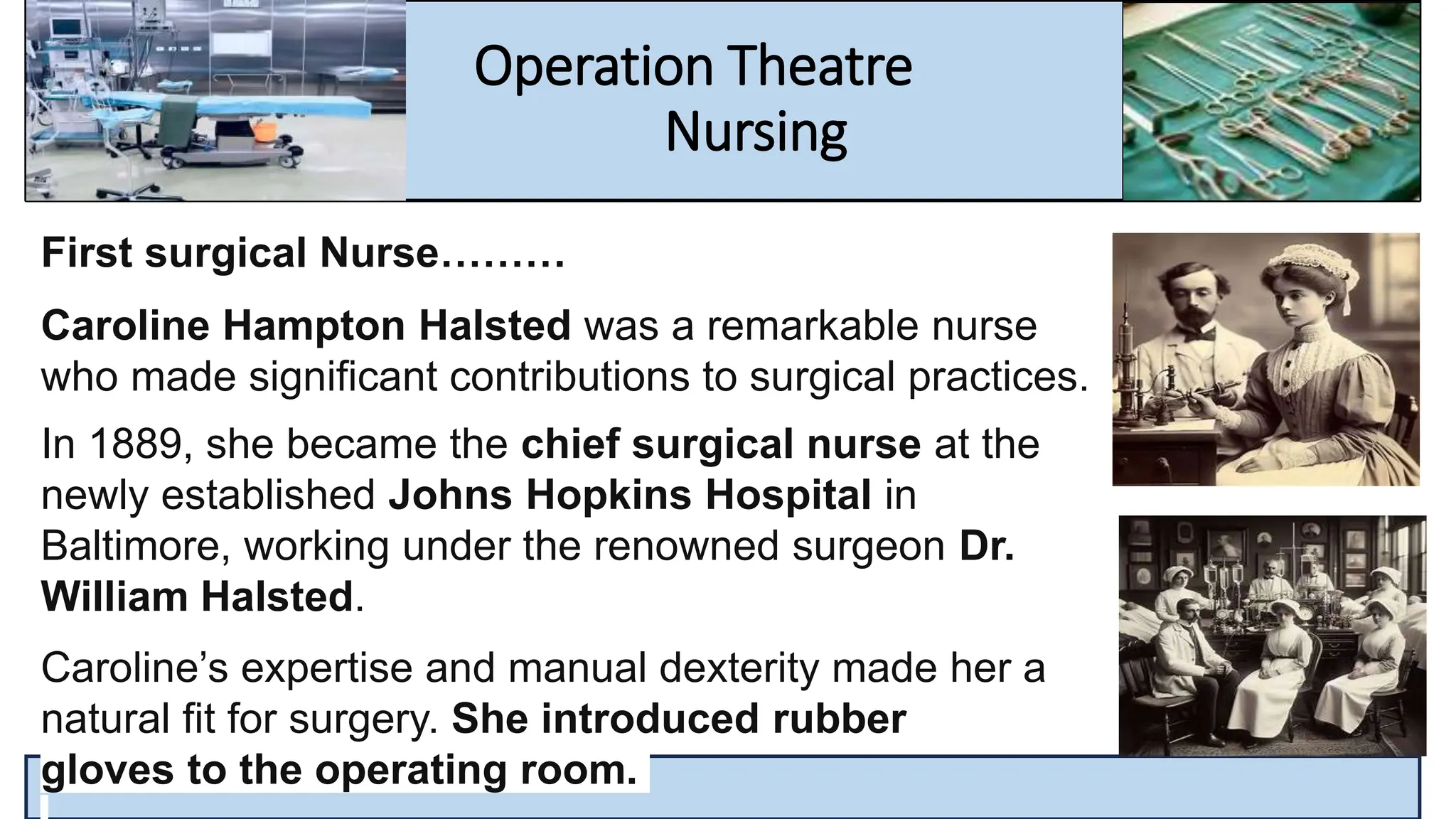 Operation Theatre Nursing -History of Surgery & Anesthesia.pptx