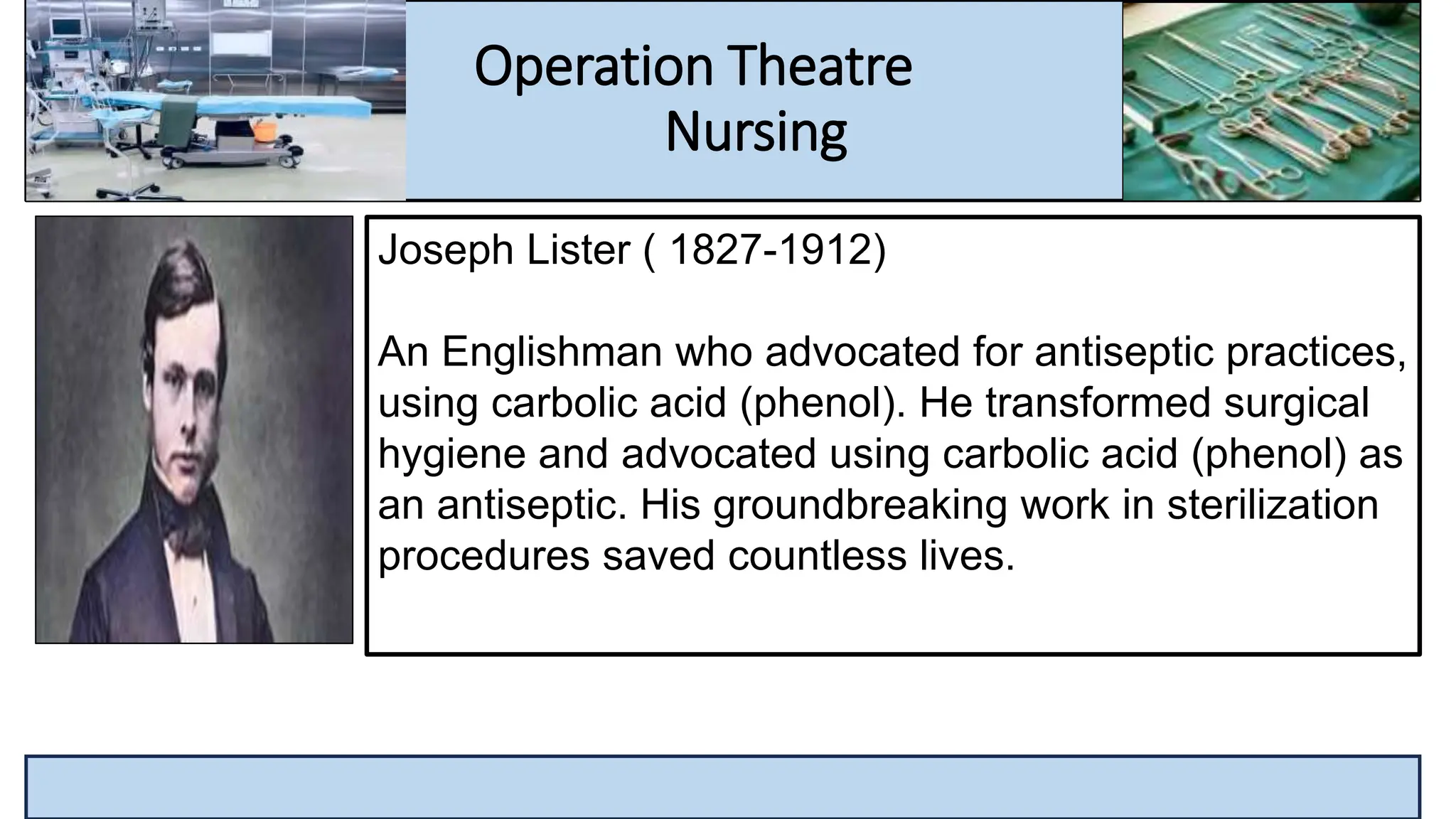 Operation Theatre Nursing -History of Surgery & Anesthesia.pptx