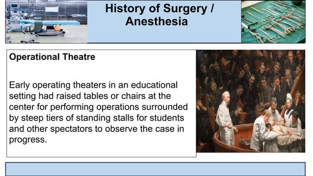 Operation Theatre Nursing -History of Surgery & Anesthesia.pptx