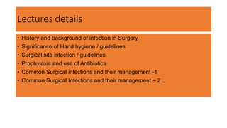 History of surgical infections | PPTX