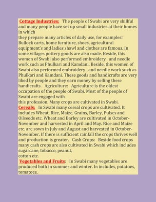 History of swabi | PDF