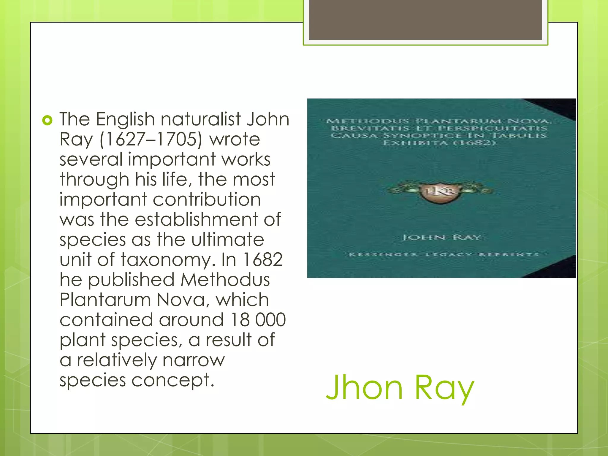 History of taxonomy | PPTX