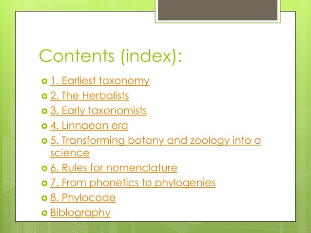 History of taxonomy | PPTX