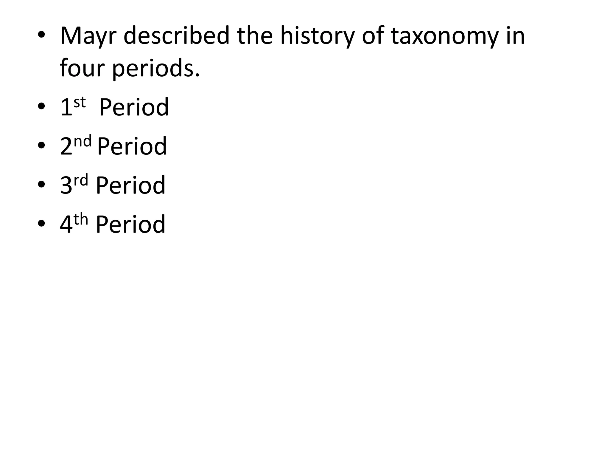 History of taxonomy 3 | PPTX