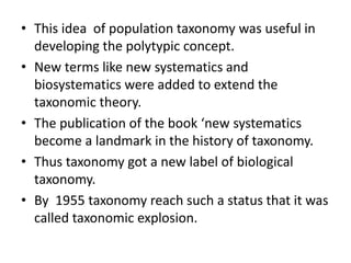 History of taxonomy 3 | PPTX