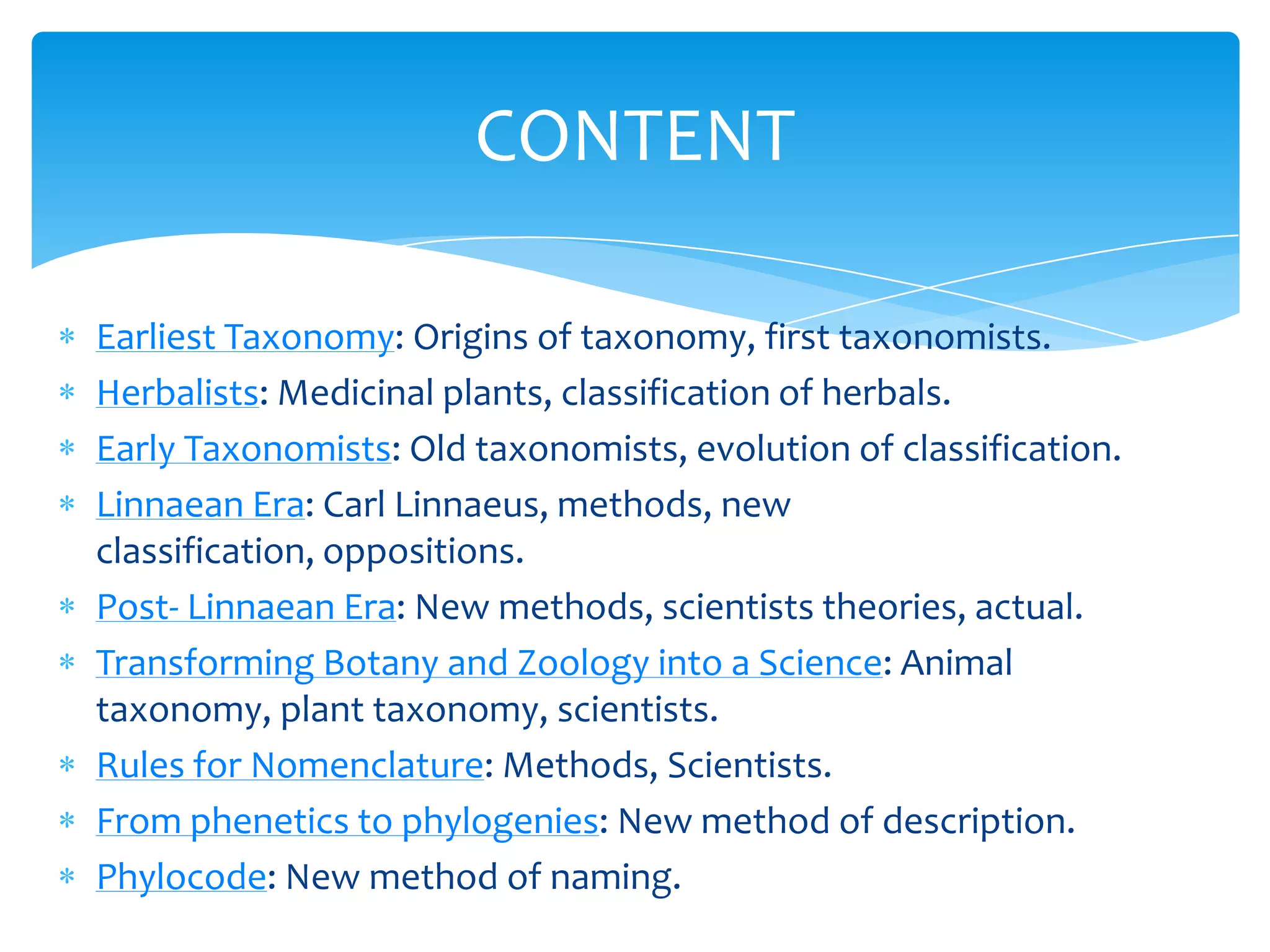History of taxonomyyyyy | PPTX