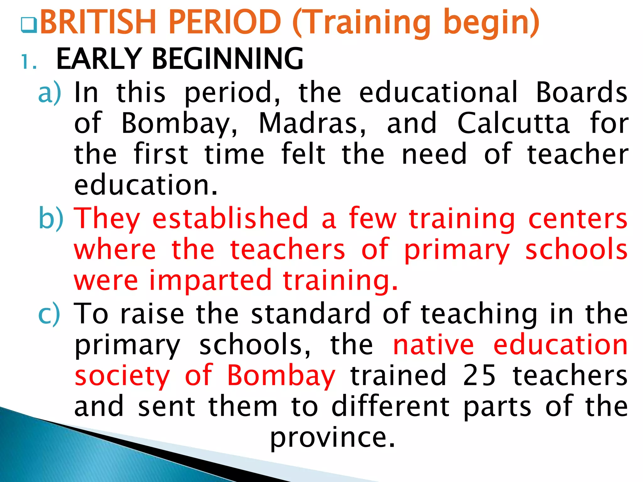 History of teacher education. pptx | PPTX