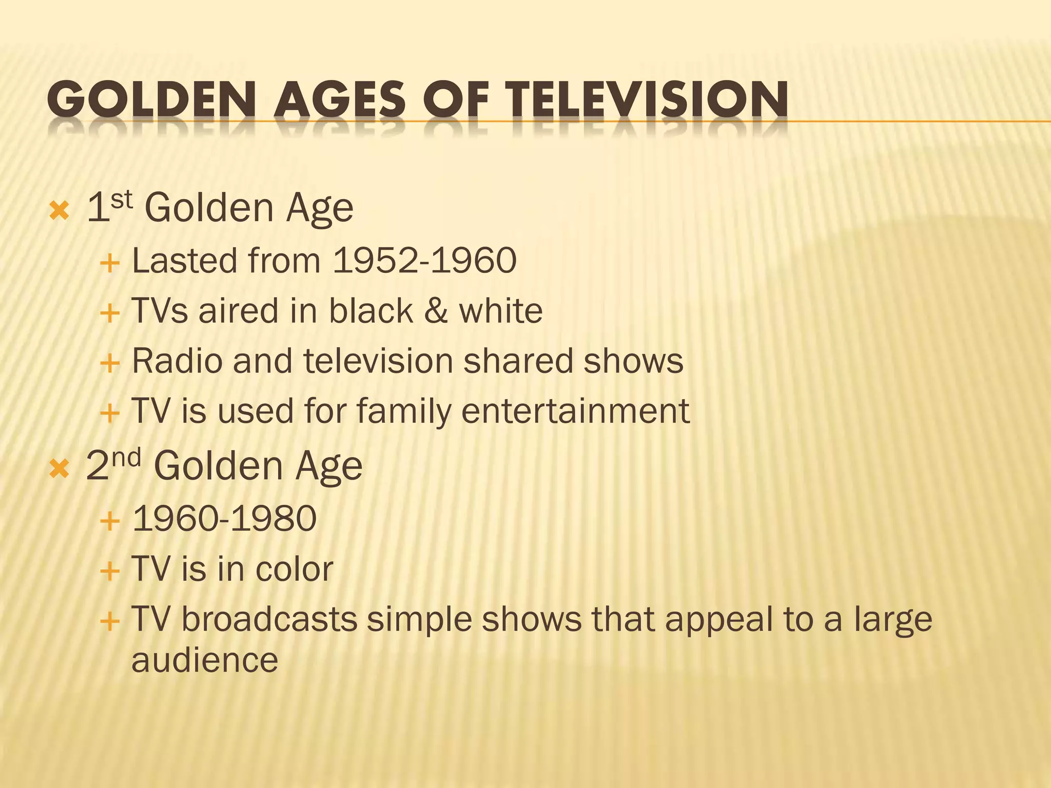 History of television | PPTX