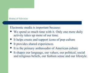 History of television | PPT