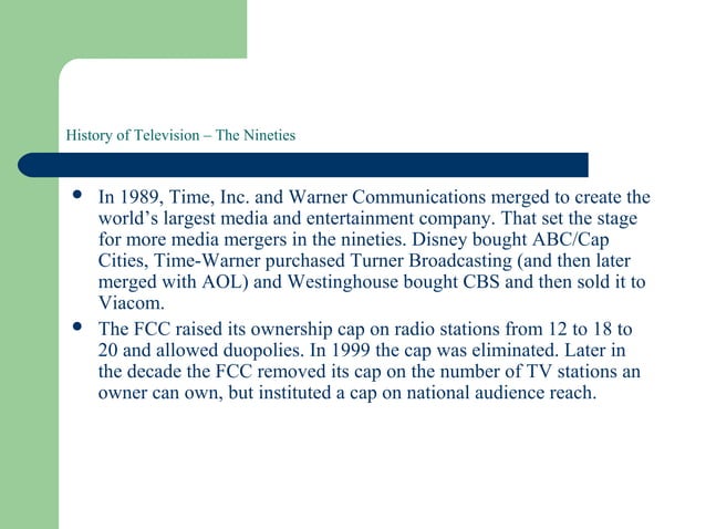 History of television | PPT | History | Genres