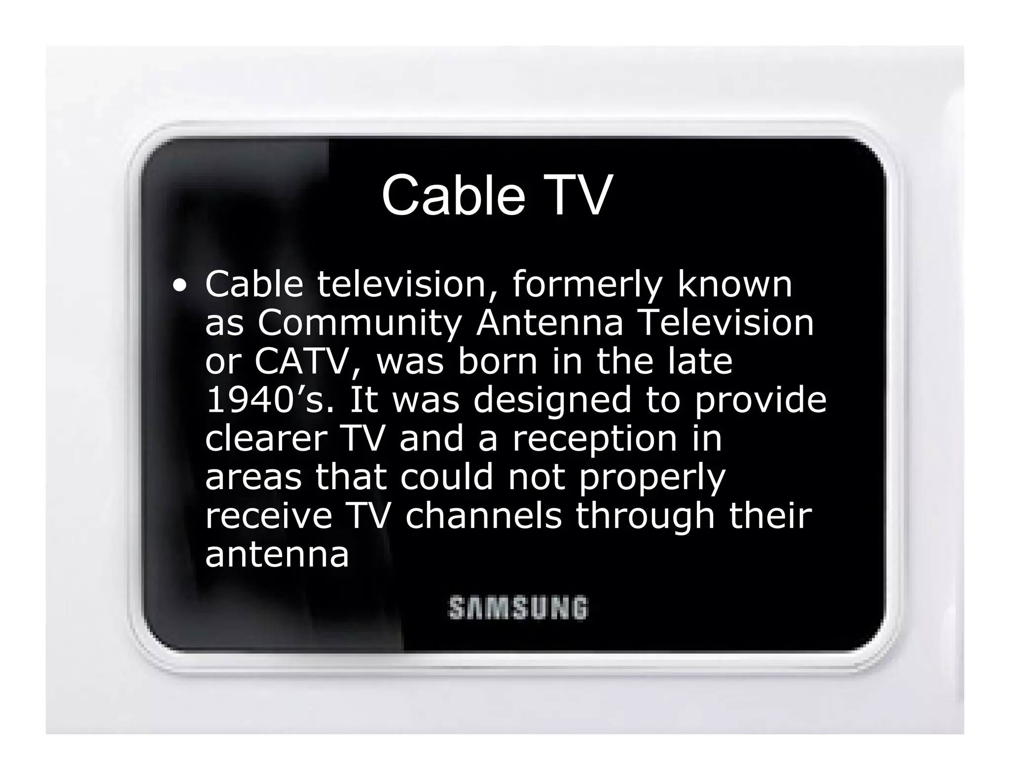 History of televisoin | PDF