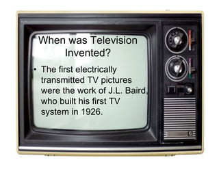History of televisoin | PDF