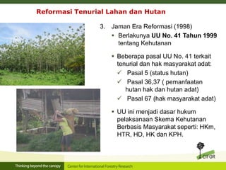 Gambaran Umum Reformasi Tenurial Lahan Dan Hutan Di Maluku | PPTX