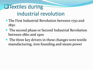 History of textile | PPTX