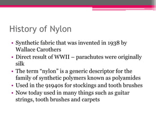 History of textiles | PPTX