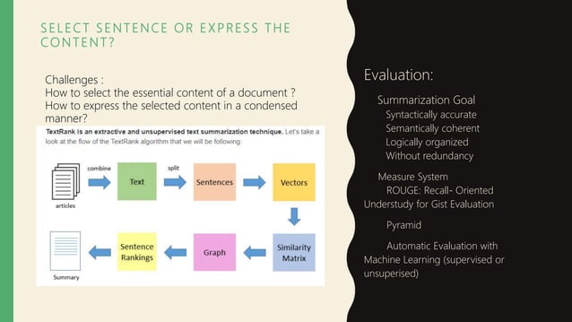 History of text summarization | PPTX