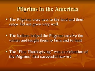 History of thanksgiving | PPT