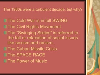 History of the 1960s | PPT
