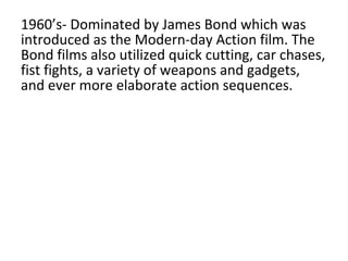 History of the action genre | PPT