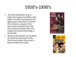 History of the action genre | PPT