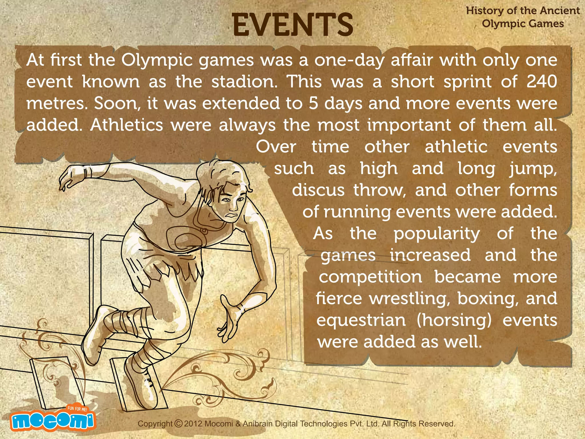 History of the Ancient Olympic Games – Mocomi.com