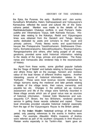 History oftheandhras | PDF