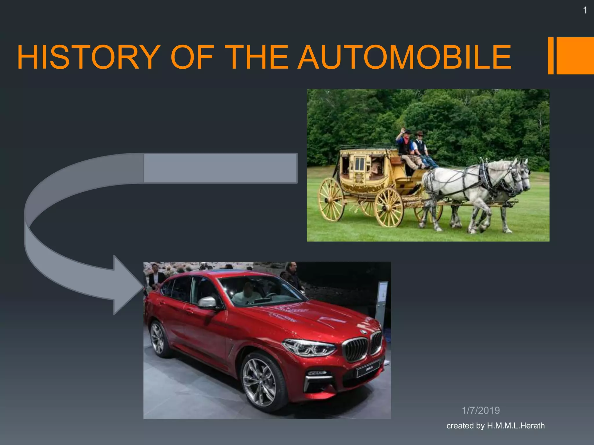 History of the automobile lesson 01 | PPTX