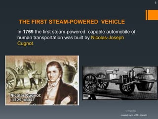 History of the automobile lesson 01 | PPT