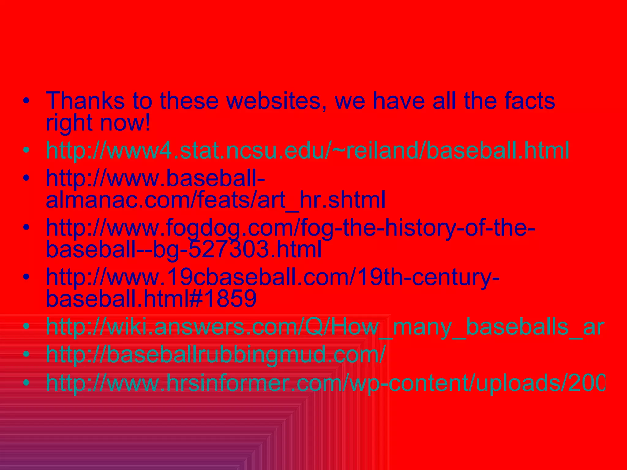 History of the baseball | PPS