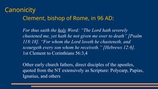 History of the Holy Scriptures the Bible.ppt