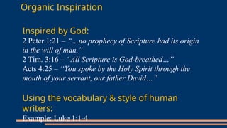 History of the Holy Scriptures the Bible.ppt
