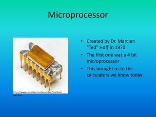 History of the Calculator | PPTX | Technology & Computing