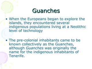 History of the Canary Islands | PPT