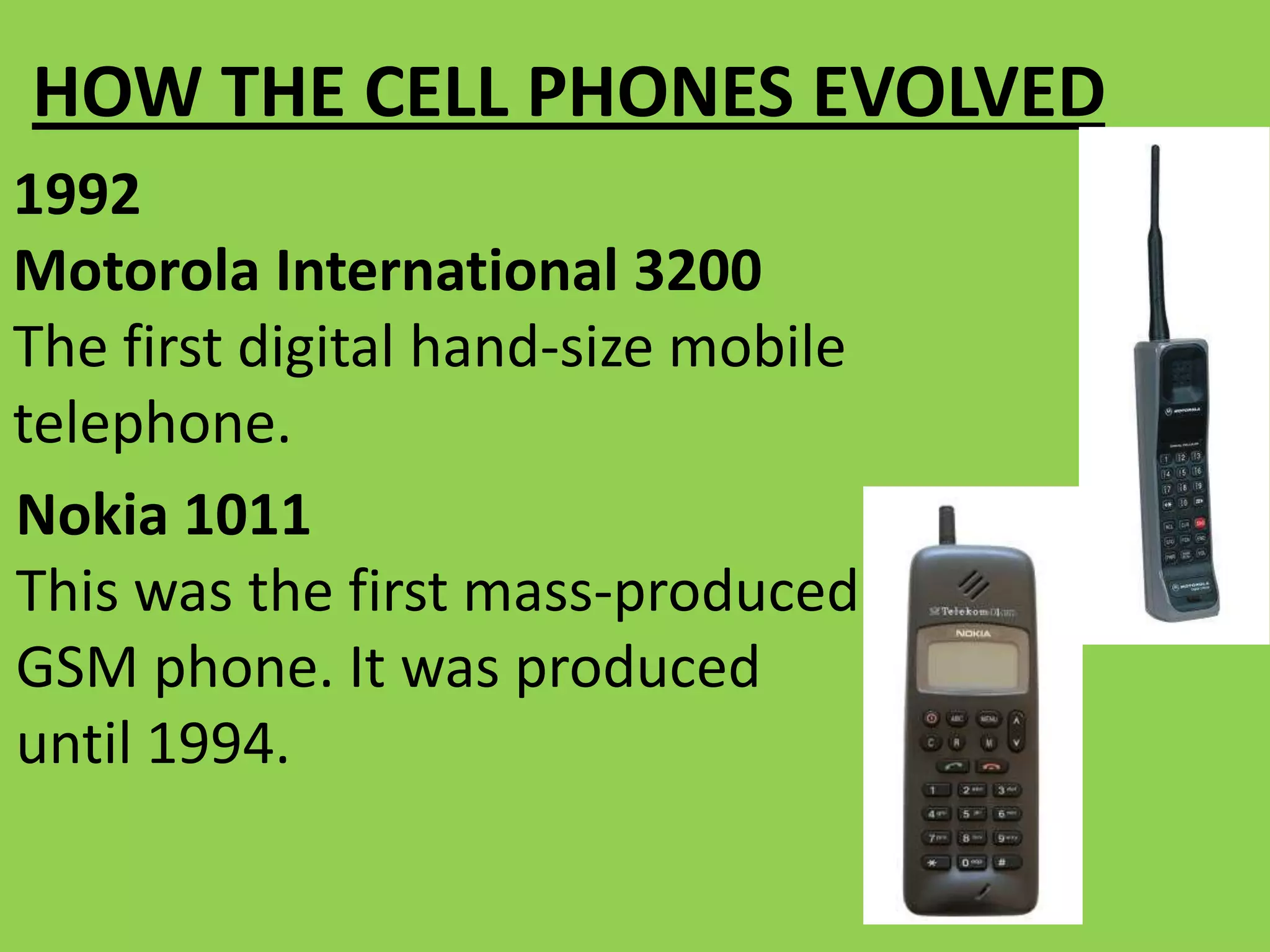 History of the cell phone | PPTX