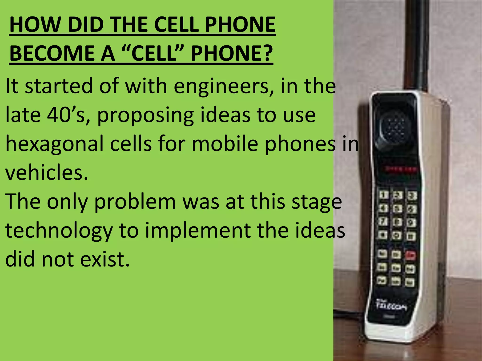 History of the cell phone | PPTX