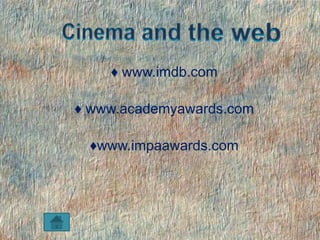 History of the cinema 1 | PPTX | Movies | Entertainment