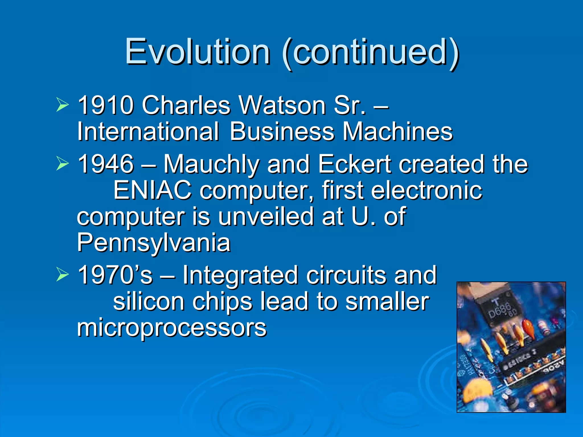 History of the Computer | PPT