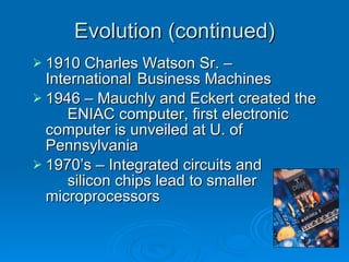 History of the Computer | PPT
