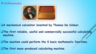 History of the computer | PPTX
