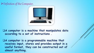 History of the computer | PPTX