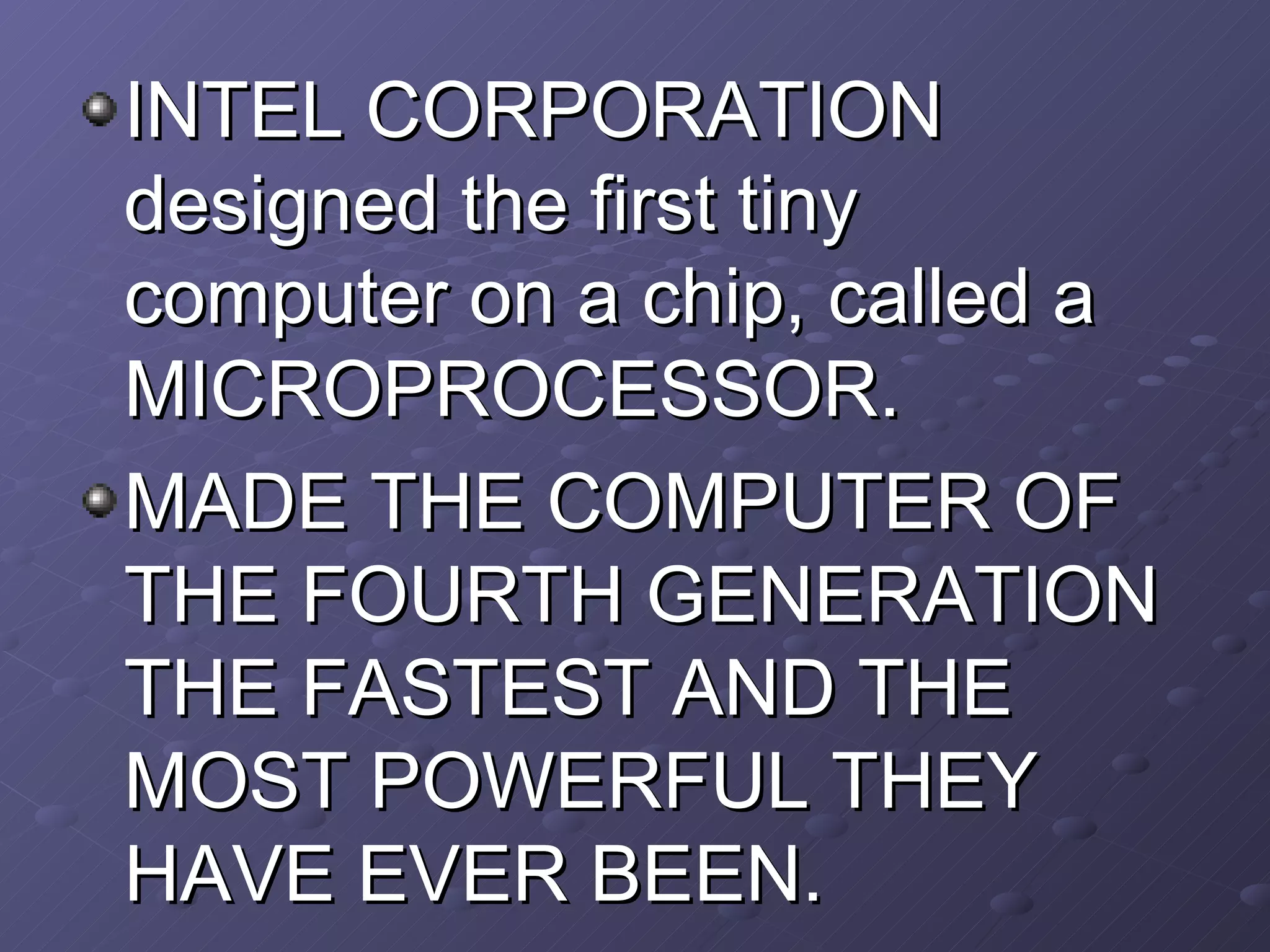History of the computer elec. age (2nd gen.) | PPT